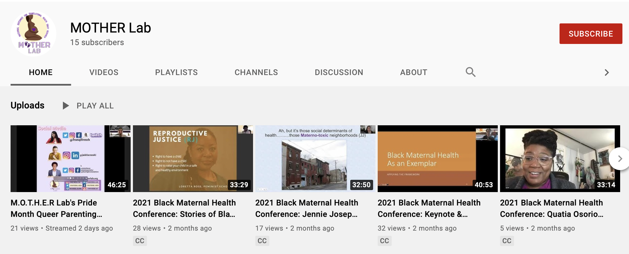 YouTube – MOTHER Lab